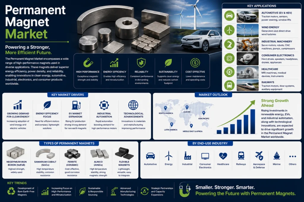 Permanent Magnet Market to Reach USD 49.7 Billion by 2035 Driven by ...